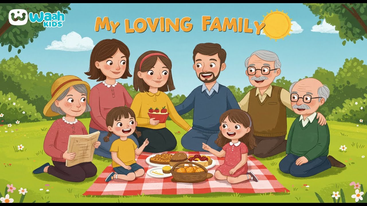 My Loving Family | The Family Song | Fun Nursery Rhyme & Kids Songs ...