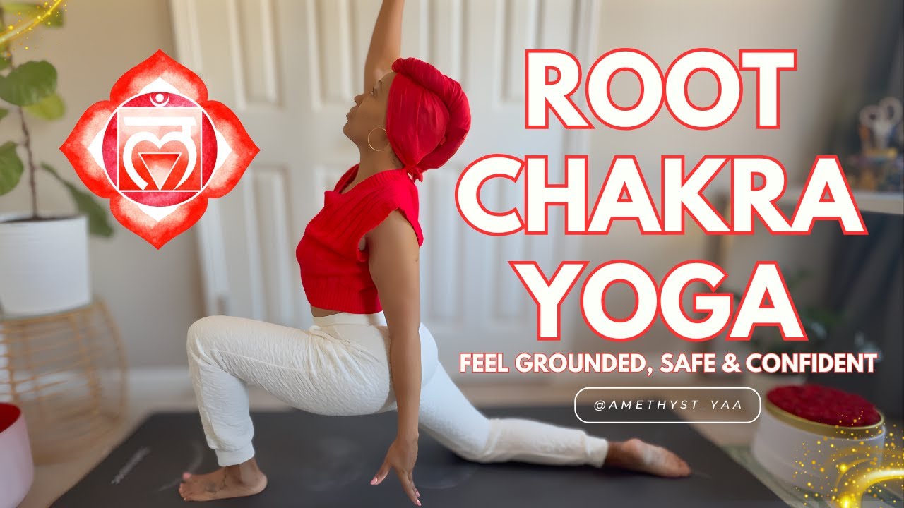 15-Minute Root Chakra Yoga Healing 🌹 Feel Safe, Grounded & Confident ...