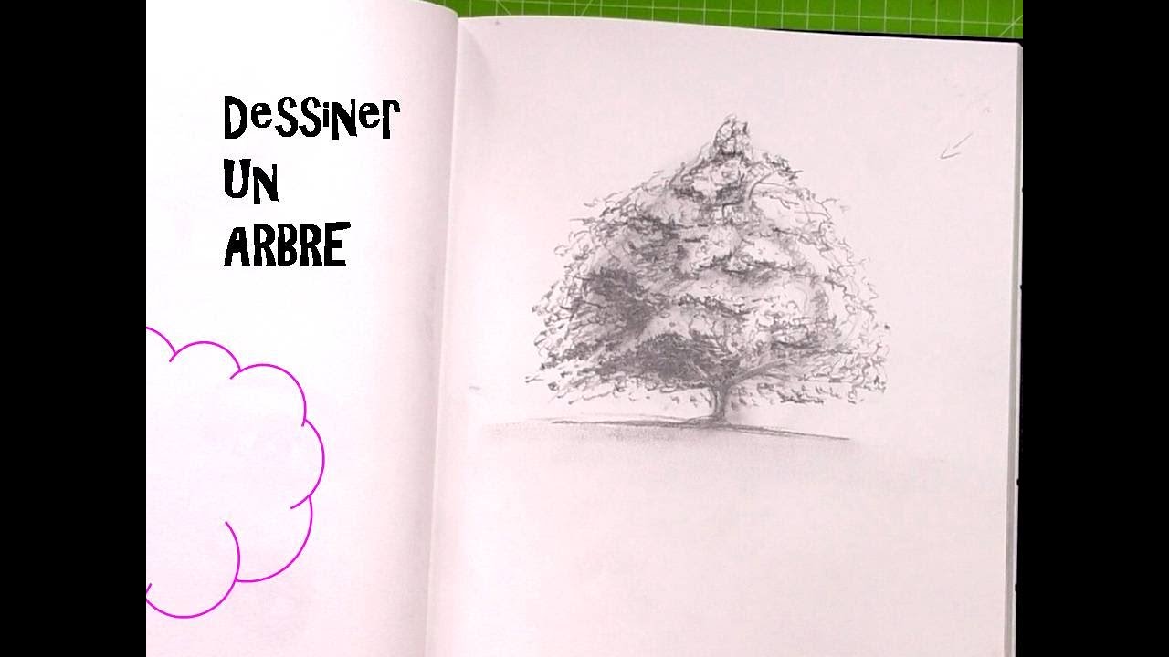 Dessiner un arbre réaliste en toute simplicité - YouTube