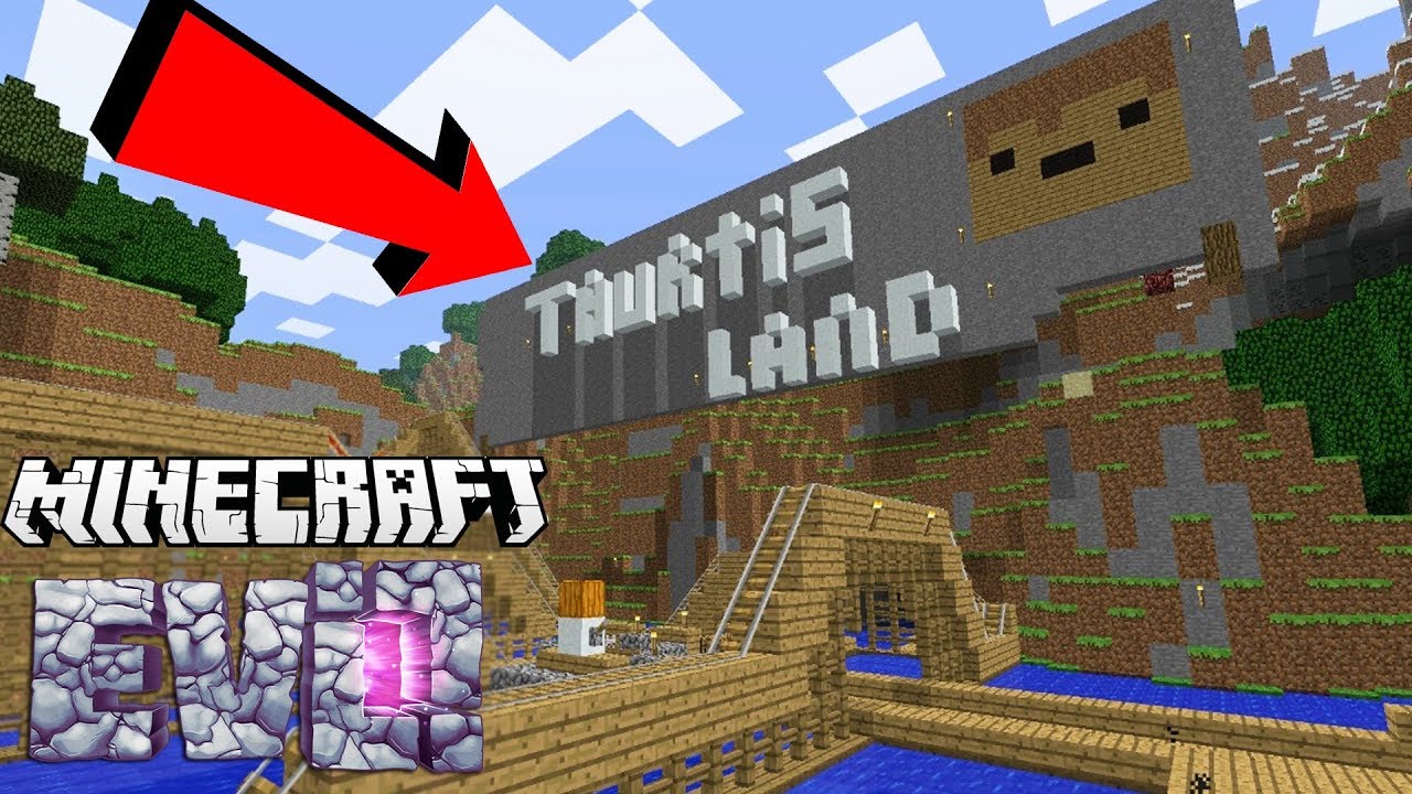 TAURTIS THEME PARK FUN! - Minecraft Evolution #25 - YouTube