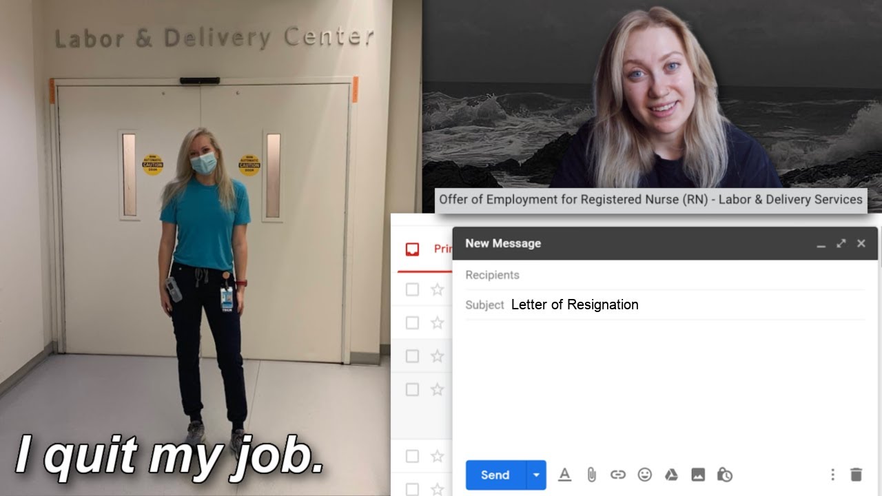 I QUIT MY JOB | quitting my first job as a nurse + why - YouTube