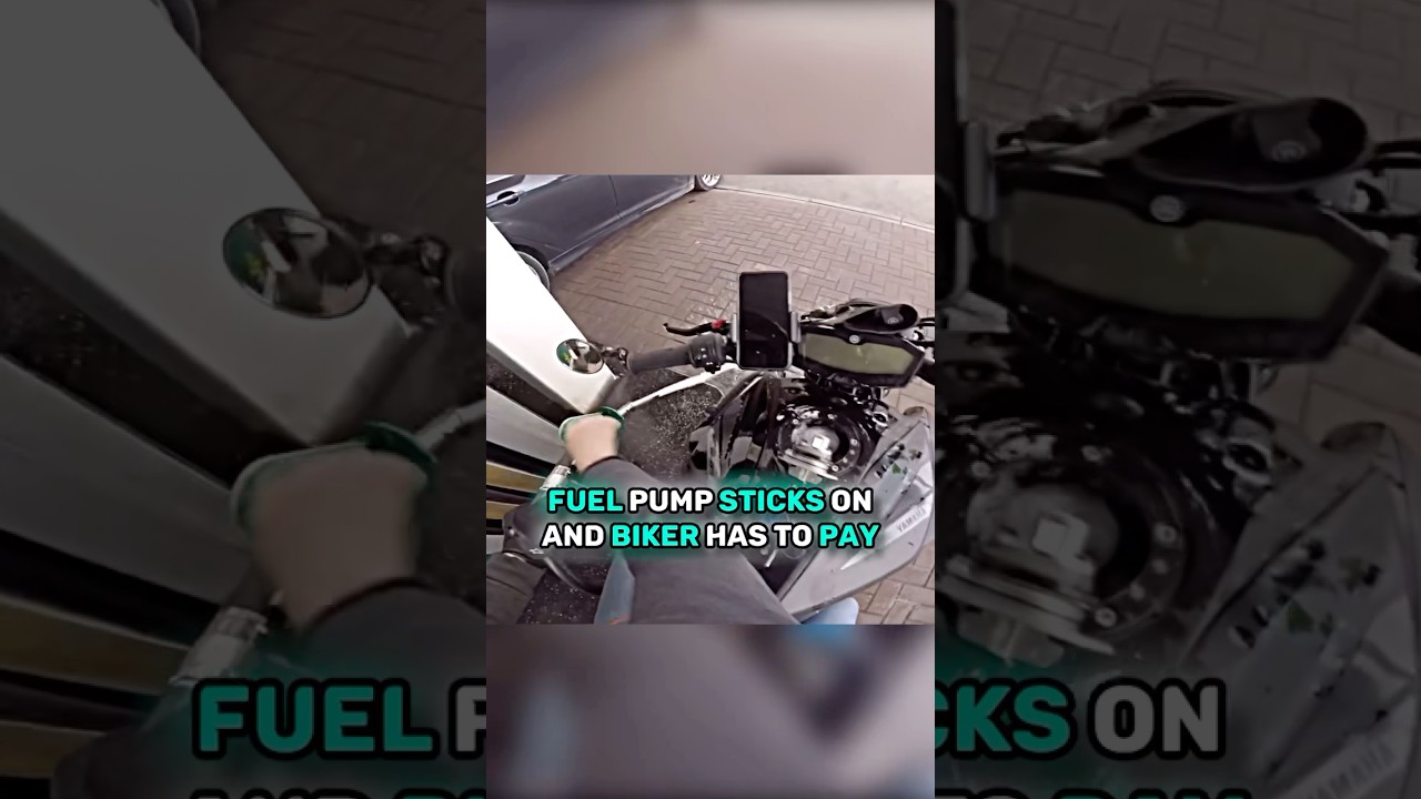 Fuel Pump Sticks On And Biker Has To Pay😳🤦 - YouTube