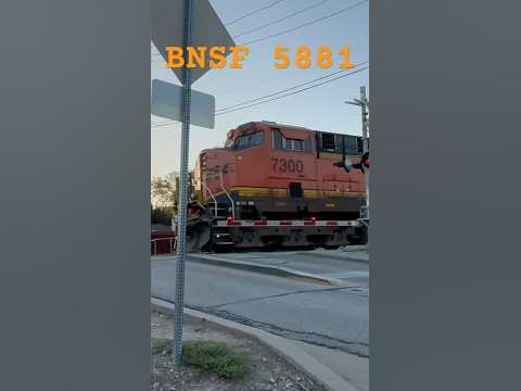 BNSF 5881 - October 23, 2024 #bnsf #railroad #railfan #train - YouTube