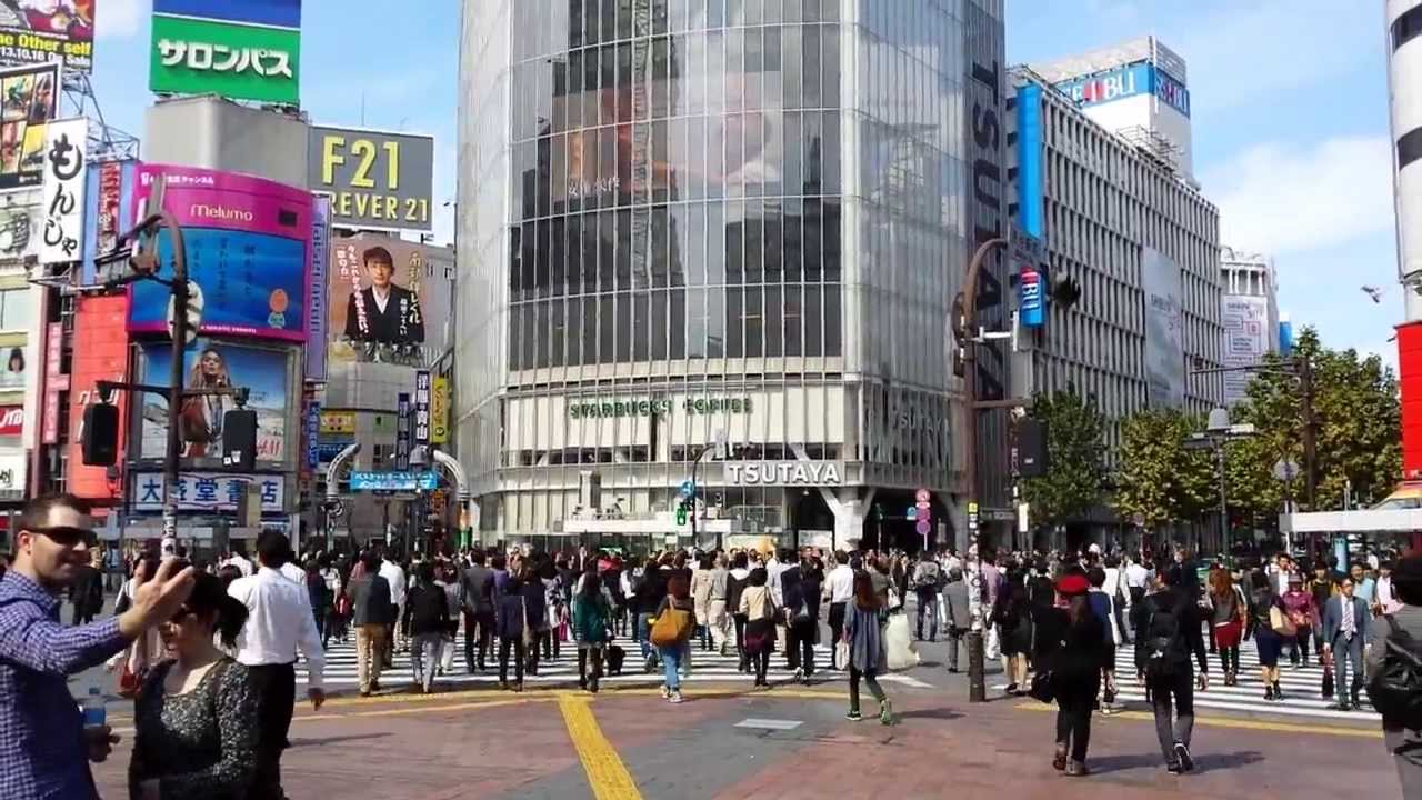 Shibuya cross, Tokyo - YouTube