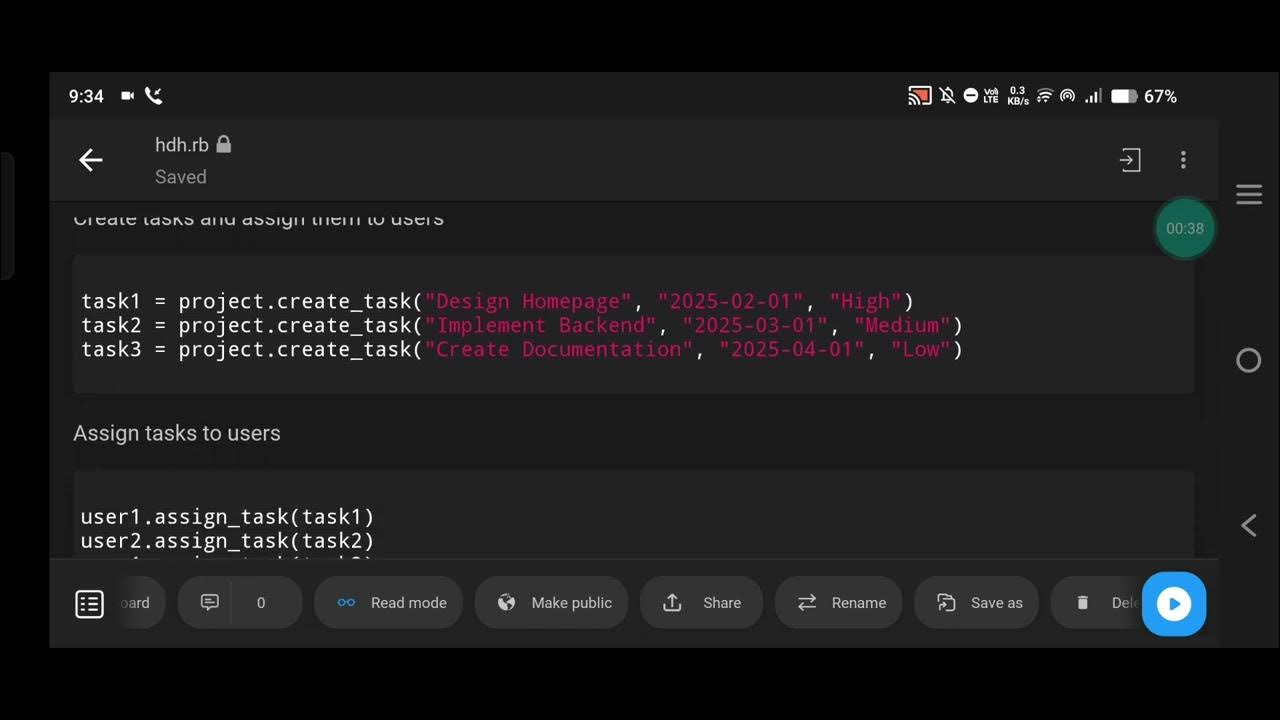 Design a Task Management System in Ruby: Task Creation, Assignment, and Prioritization - YouTube