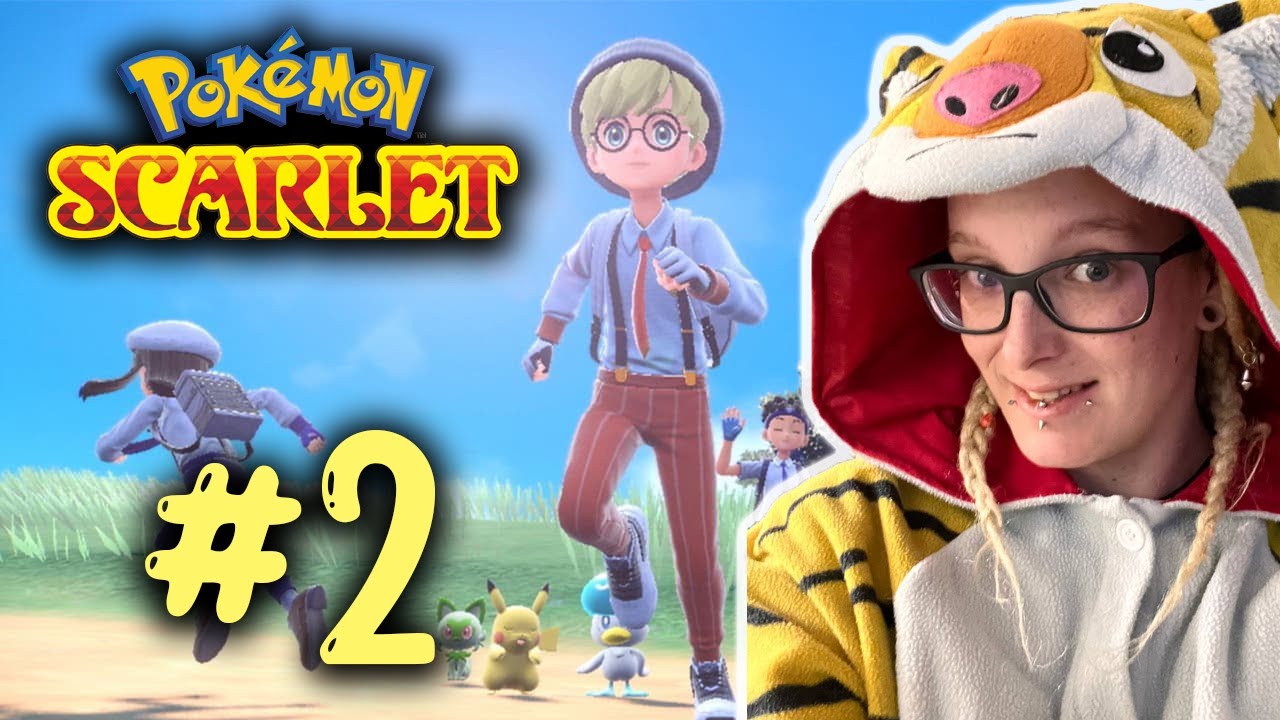 Pokemon scarlet, part 2, lets train all the pokemon! - YouTube