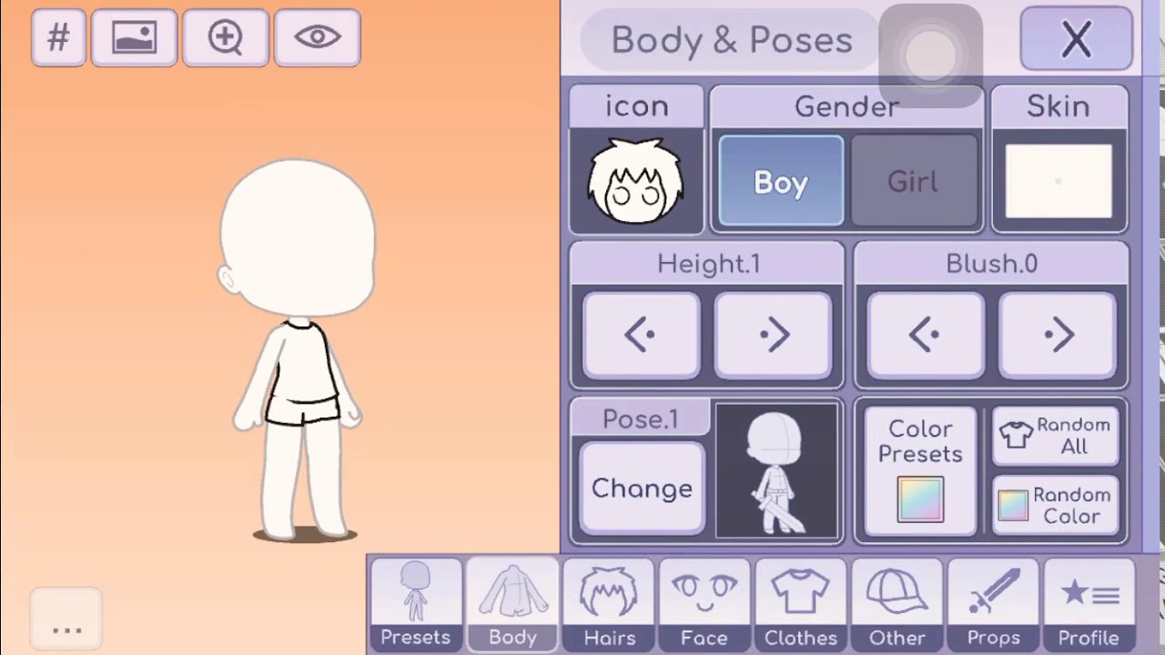making a gacha character(read desc) - YouTube