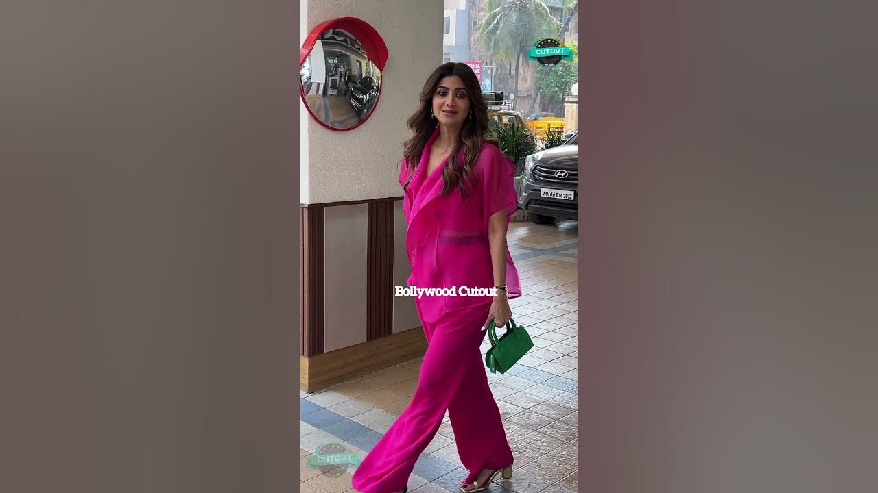 "Shilpa Shetty Spotted at the Airport | Stunning Look & Chic Style!" - YouTube