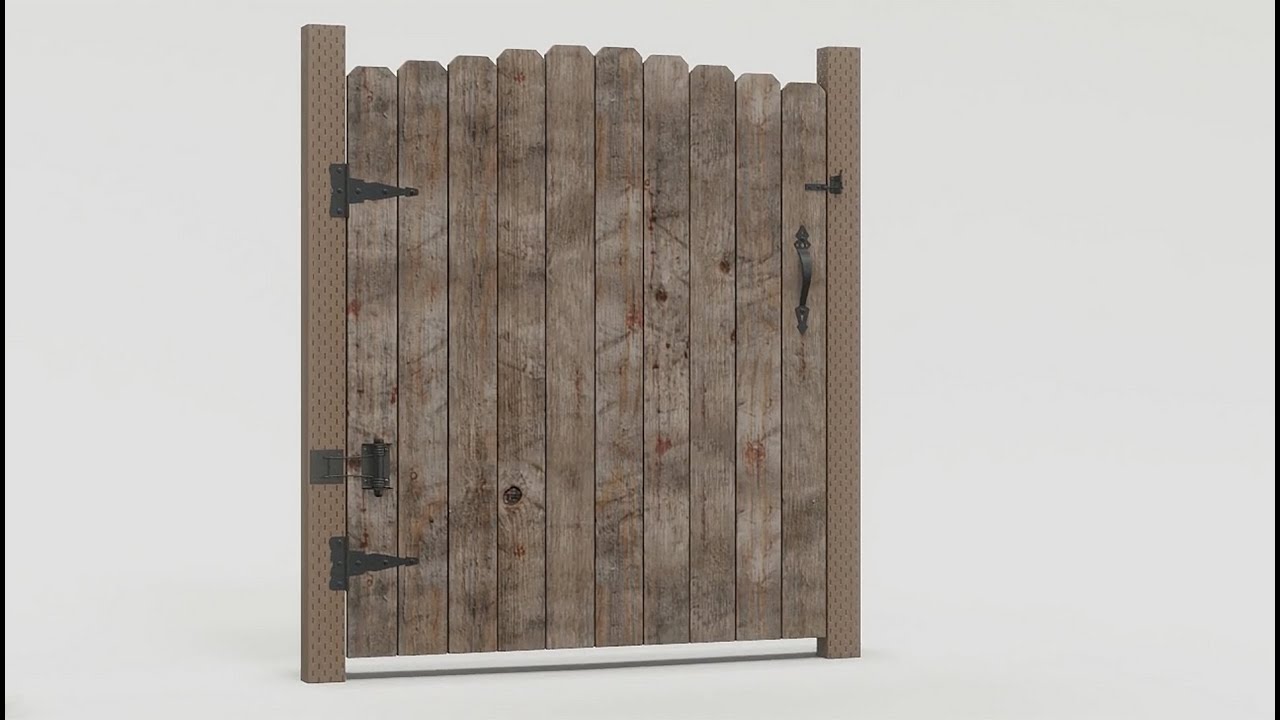 Gate shut heavy duty flat gate closer - YouTube