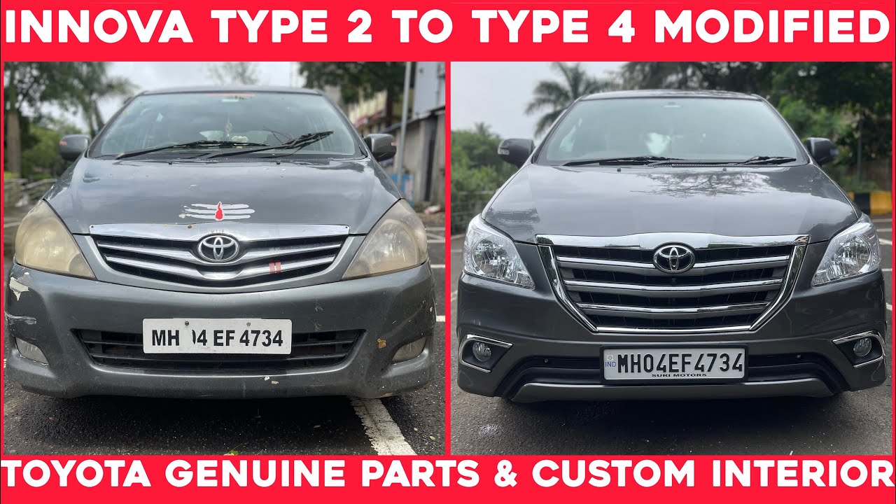 Toyota Innova Type 2 to Type 4 Conversion with Custom Interior work ...