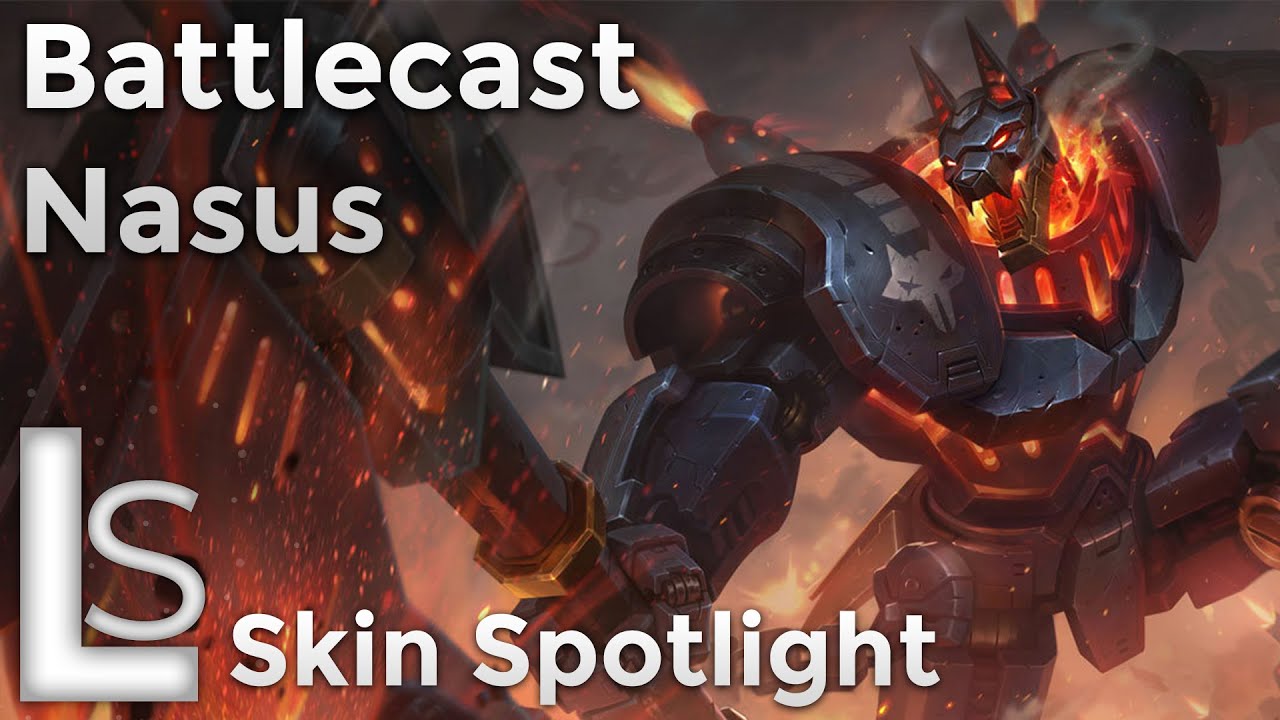 Battlecast Nasus - Skin Spotlight - Battlecast Collection - League of ...