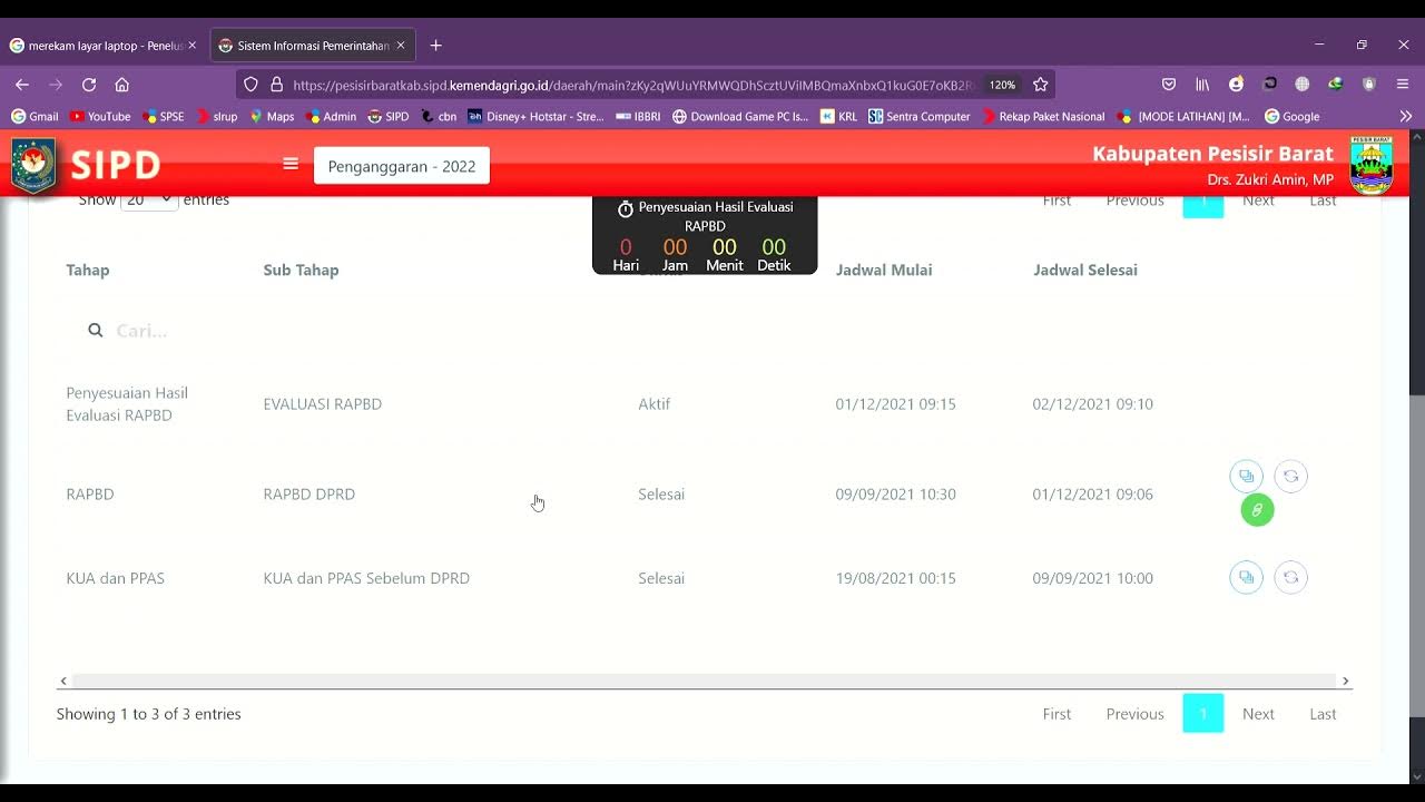 Integrasi SIPD-SIRUP 2022 - YouTube