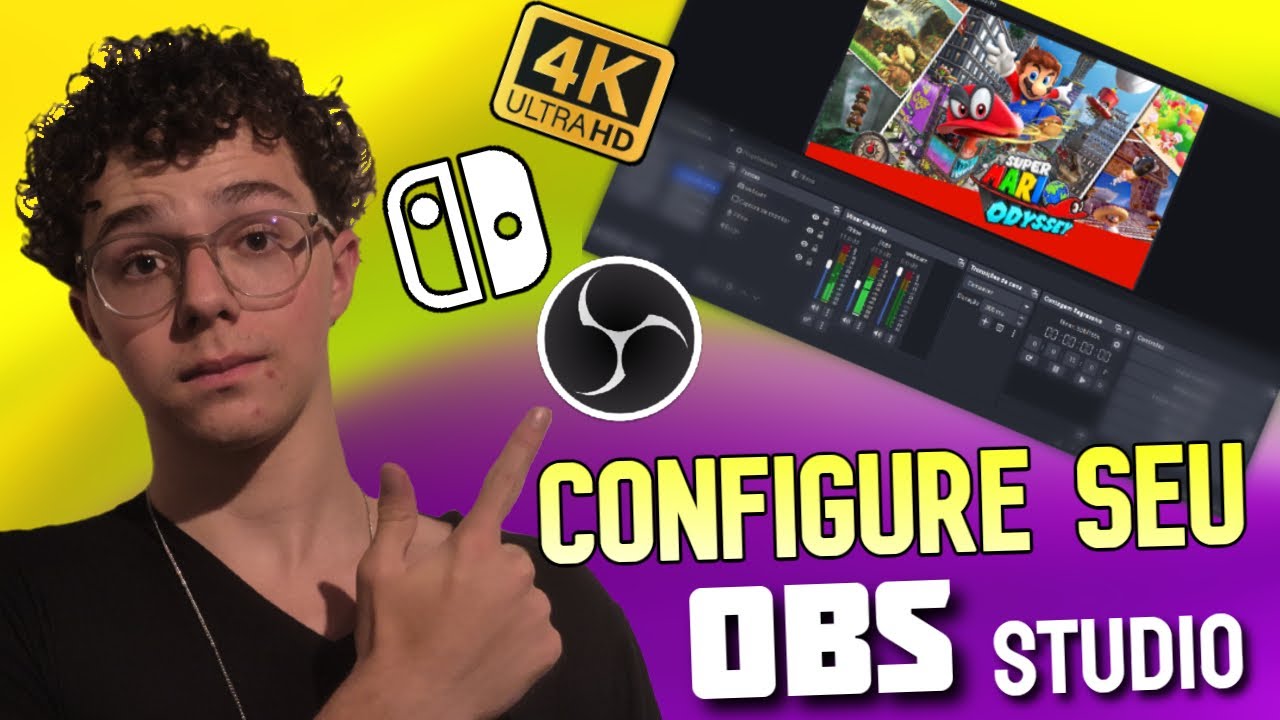 Como CONFIGURAR o OBS Studio para gravar GAMEPLAYS de Nintendo Switch ...