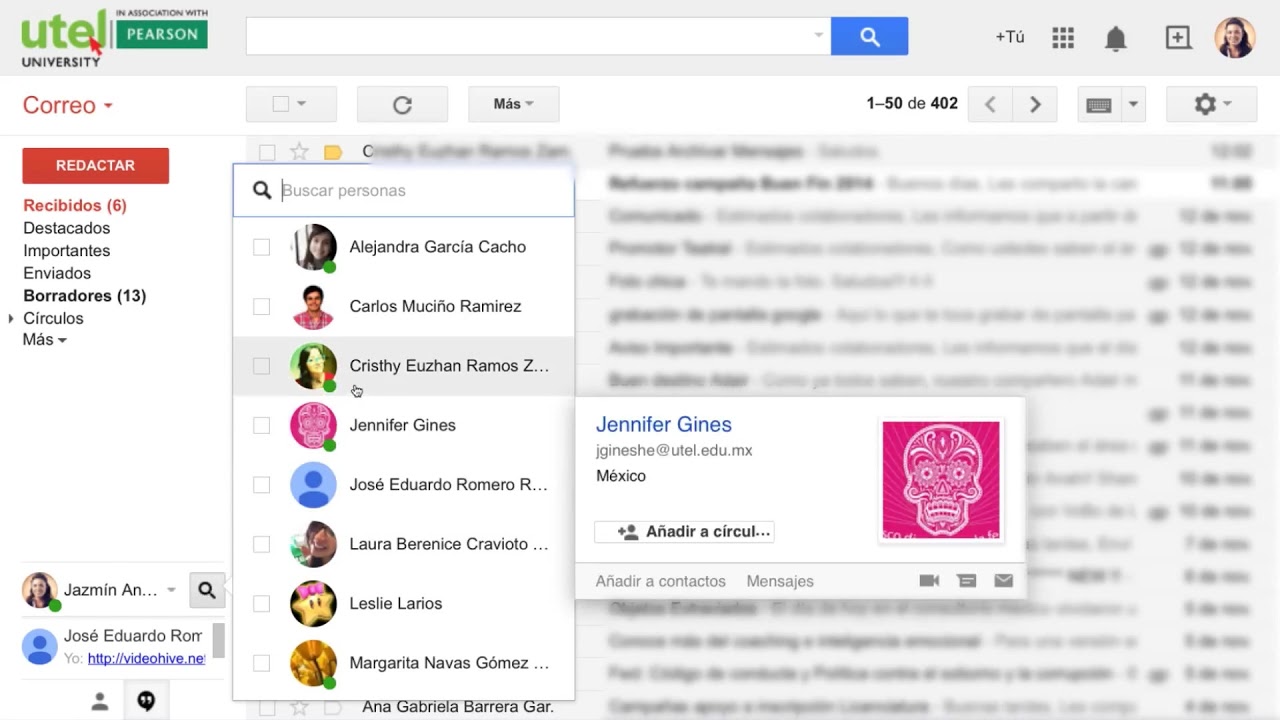 C mo Hacer Un Chat De Grupo En Gmail UTEL Universidad YouTube C mo Hacer Un Chat De Grupo En Gmail UTEL Universidad YouTube