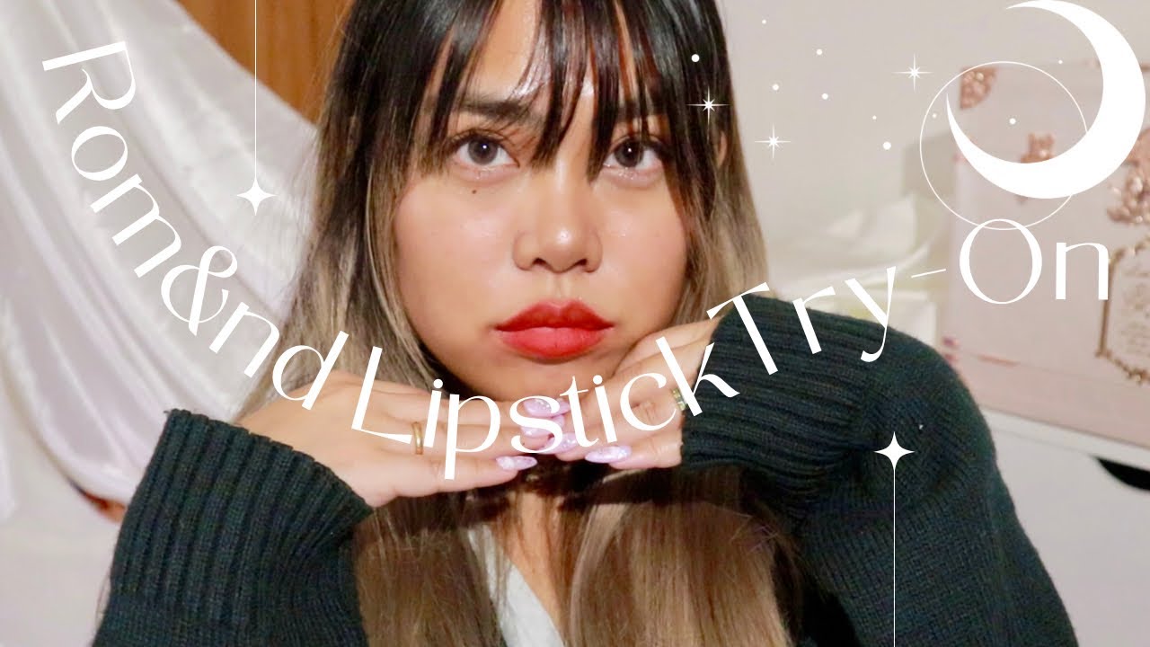 Romand Zero Matte Lipstick Try On 💋 Kinda.. | faeyeshmile - YouTube