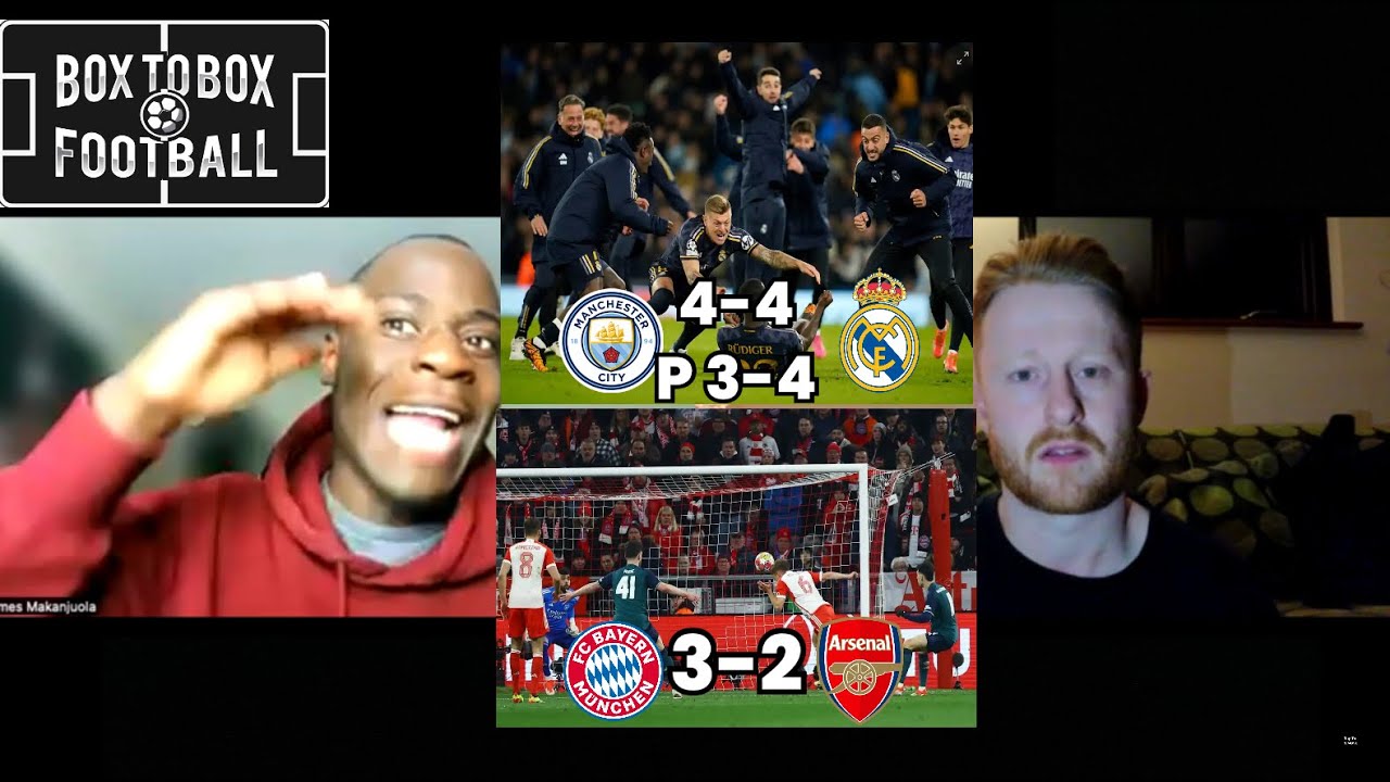 Champions League QF REACTION | Bayern Munich 3-2 Arsenal | Réal Madrid ...