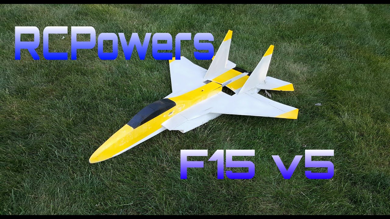 RCPowers F15 v5 4S Flight - YouTube