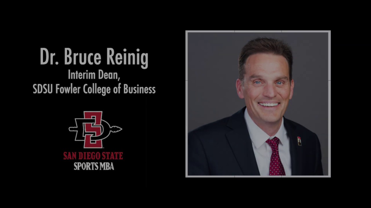 Dr. Bruce Reinig on the Sports MBA Program - YouTube
