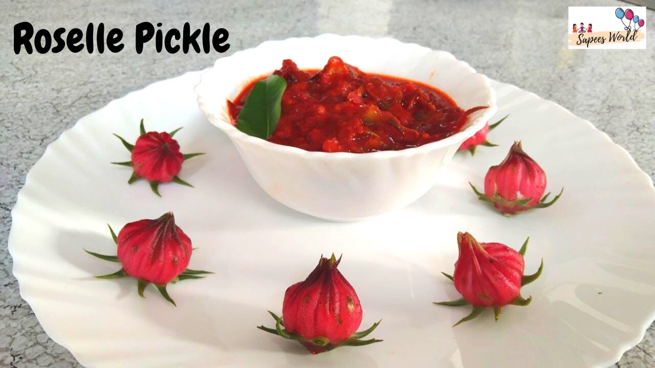 #PickleRecipe Roselle Pickle - അച്ചാര്‍ - പുളിവെണ്ട മത്തിപ്പുളി മീൻപുളി ...