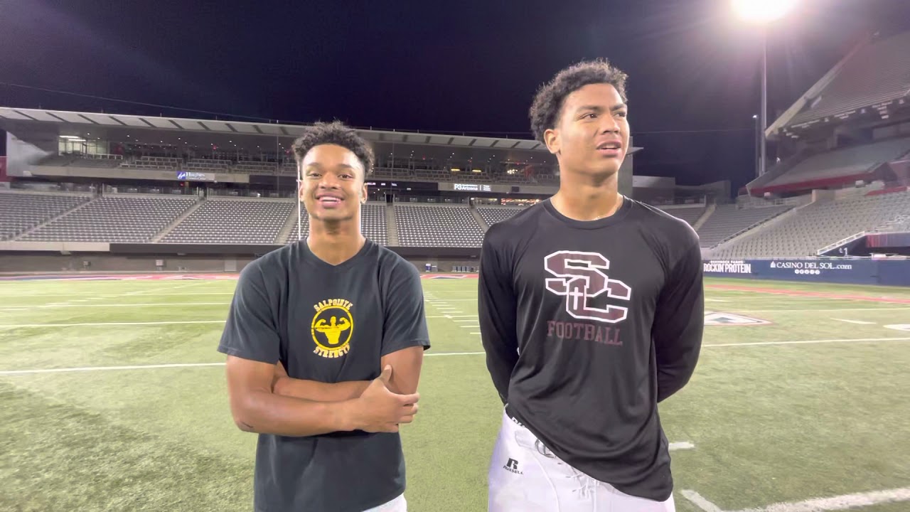 Salpointe standout brothers Cruz and Elijah Rushing talk about ...