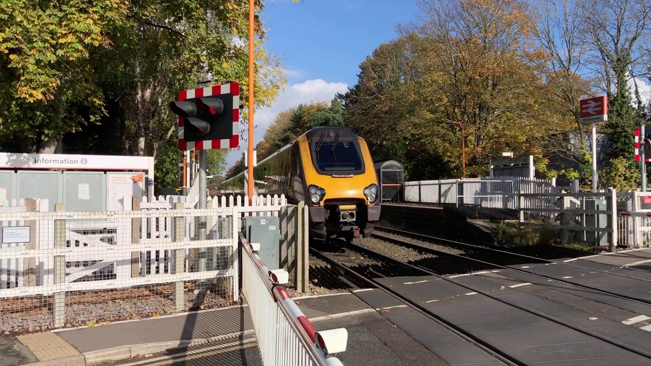 *XC Divert & TfW 230* Blakedown Station Level Crossing (Worcs) 26/10 ...