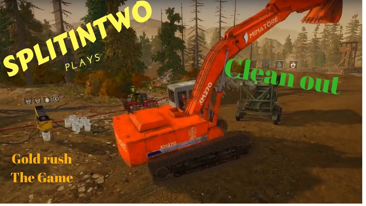 Gold Rush The game (PC) Running big wash plant. Clean out - YouTube