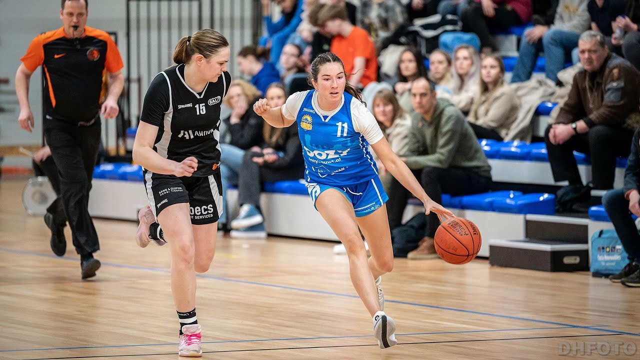Dames van Den Helder Suns scoren weinig, maar winnen wel voor eigen publiek - YouTube