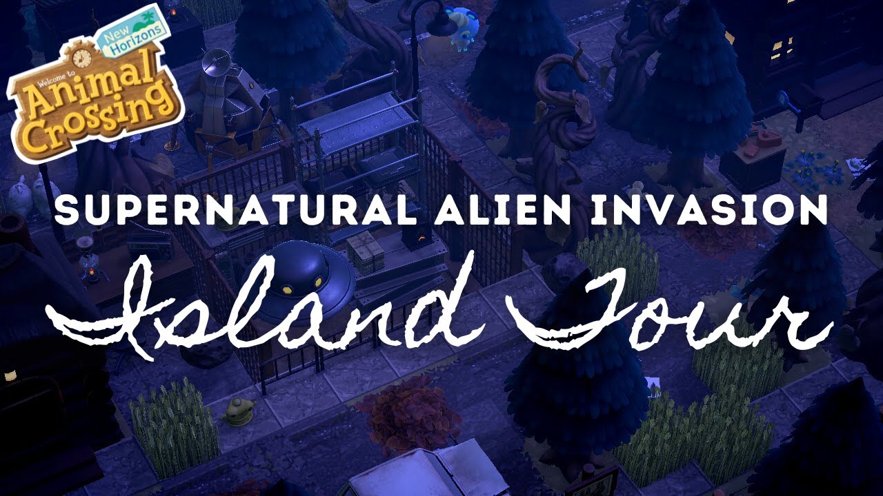 SUPERNATURAL ALIEN INVASION | Animal Crossing New Horizons - YouTube