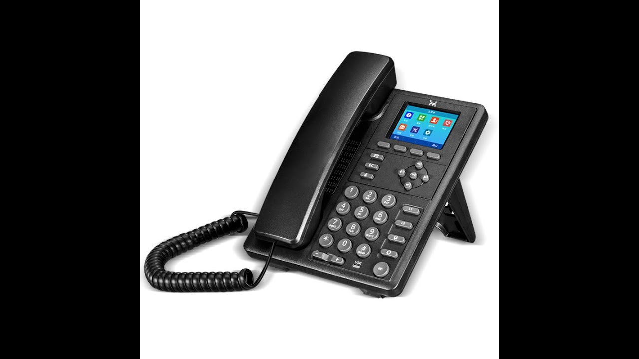 Entry level IP Phone with HD voice, 4 SIP accounts and colorful display ...