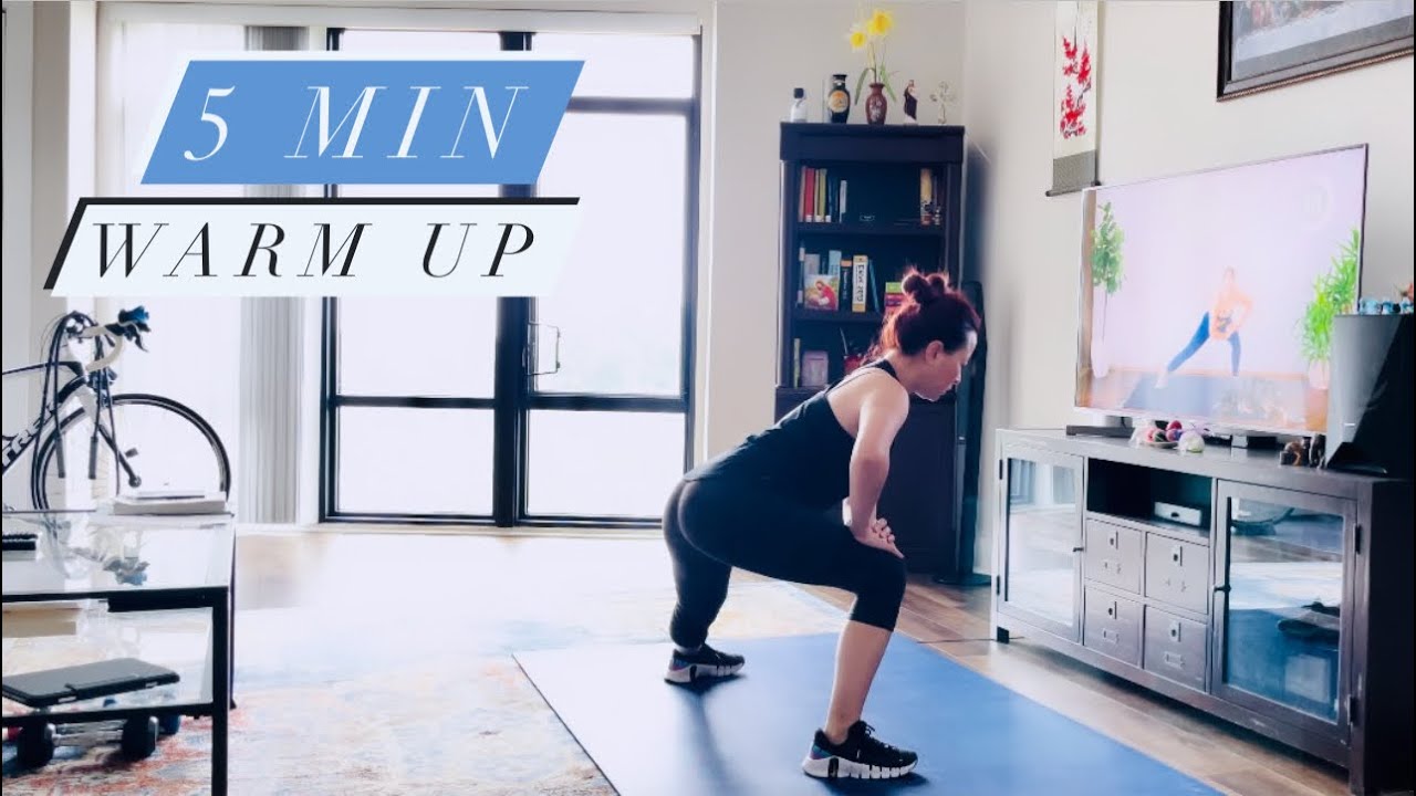 5 MIN WARM UP FOR AT HOME WORKOUTS (Full Body) - YouTube