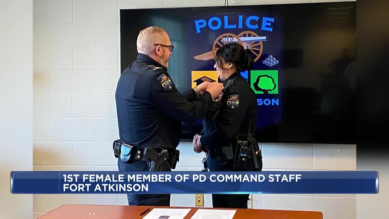 Fort Atkinson promotes first female command staff member in department ...
