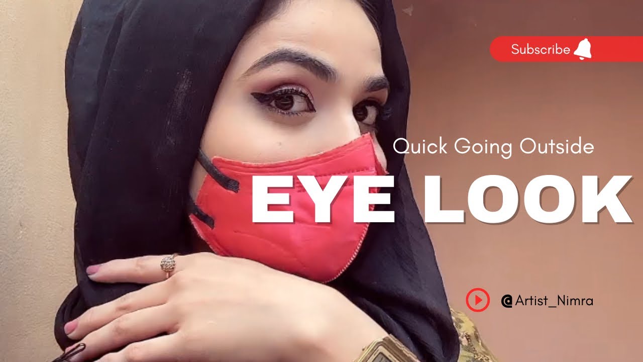Quick going outside eye look | eye look for party | eye makeup tutorial ...