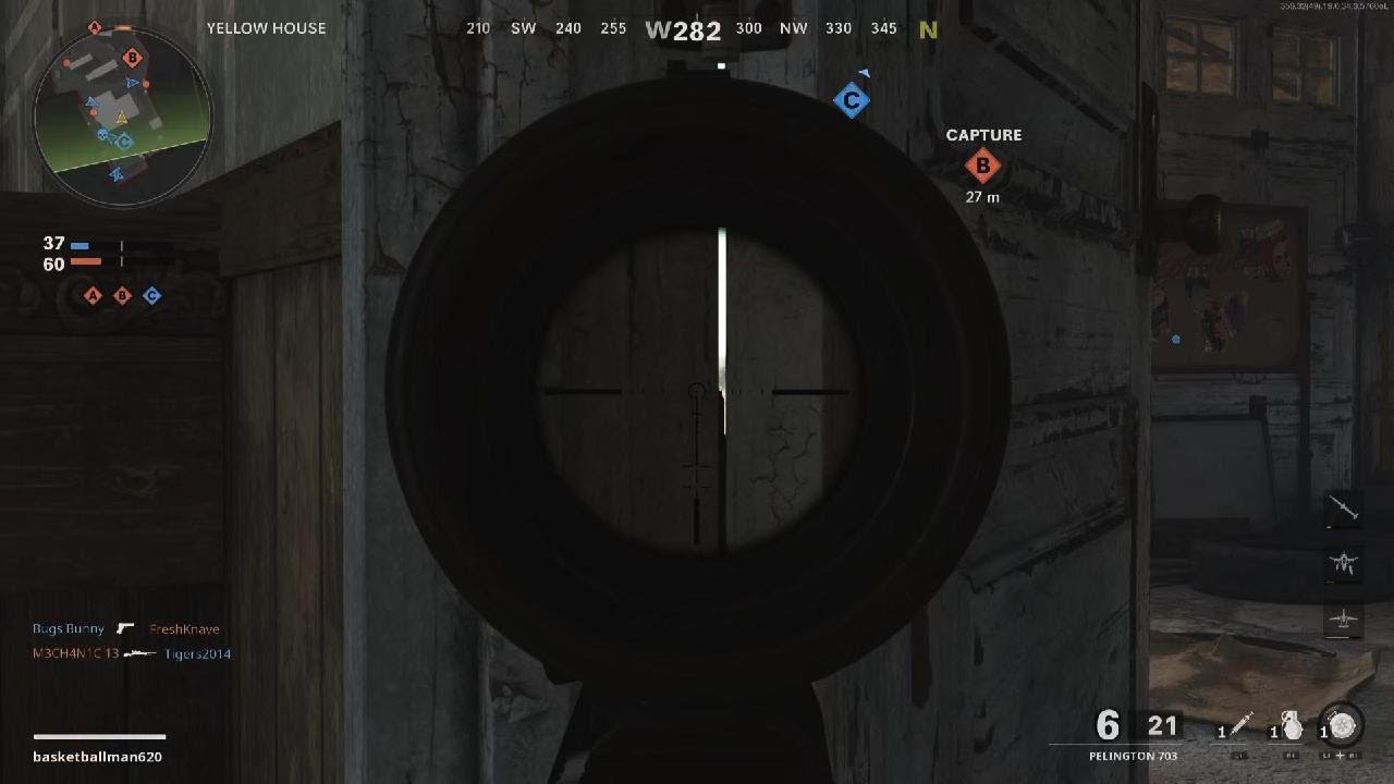 Call of Duty Cold War Snipe Through Door Crack - YouTube