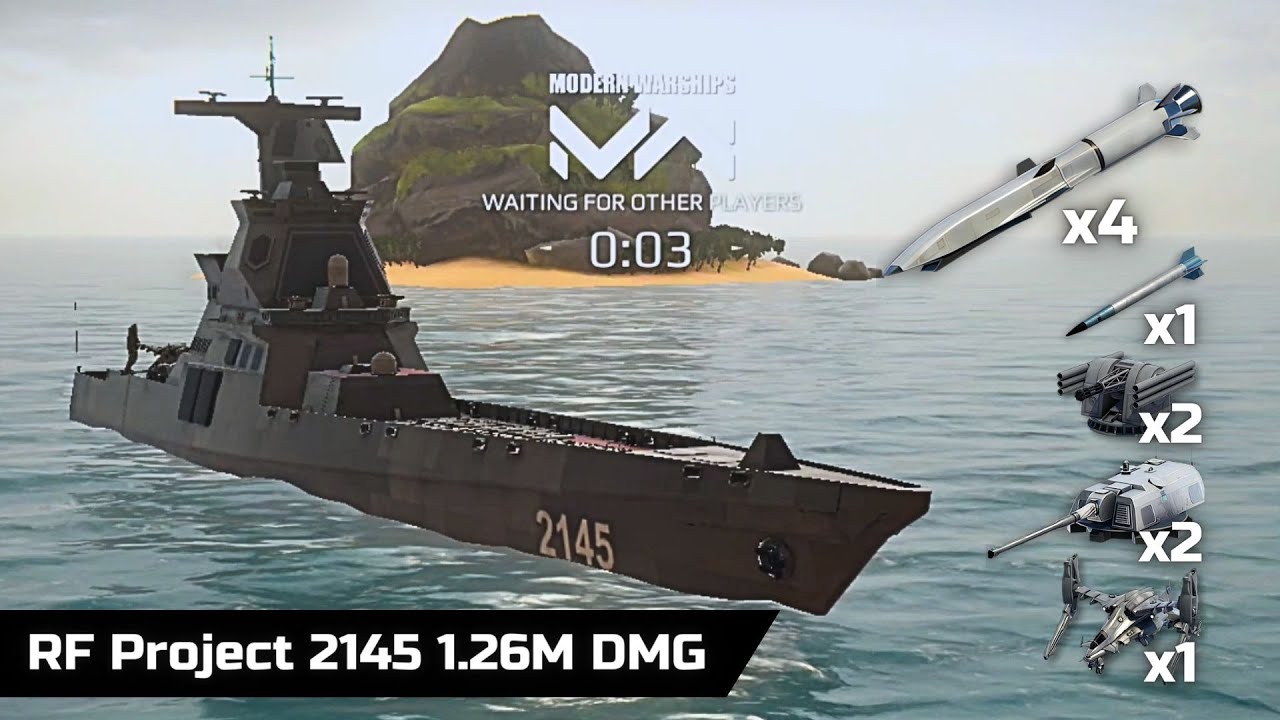 RF Project 2145 x4 X-51 Waverider 1.26M DMG #modernwarships - YouTube