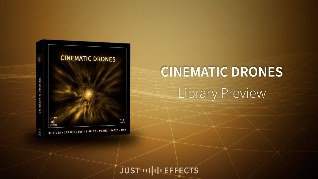 CINEMATIC DRONES - Library Preview | Just Sound Effects - YouTube