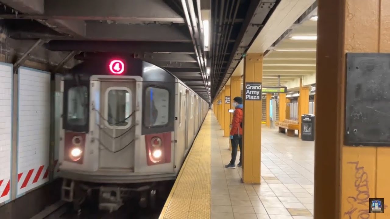 R62/R142/R142A Manhattan 2,3,4 Local Trains At Grand Army Plaza - YouTube