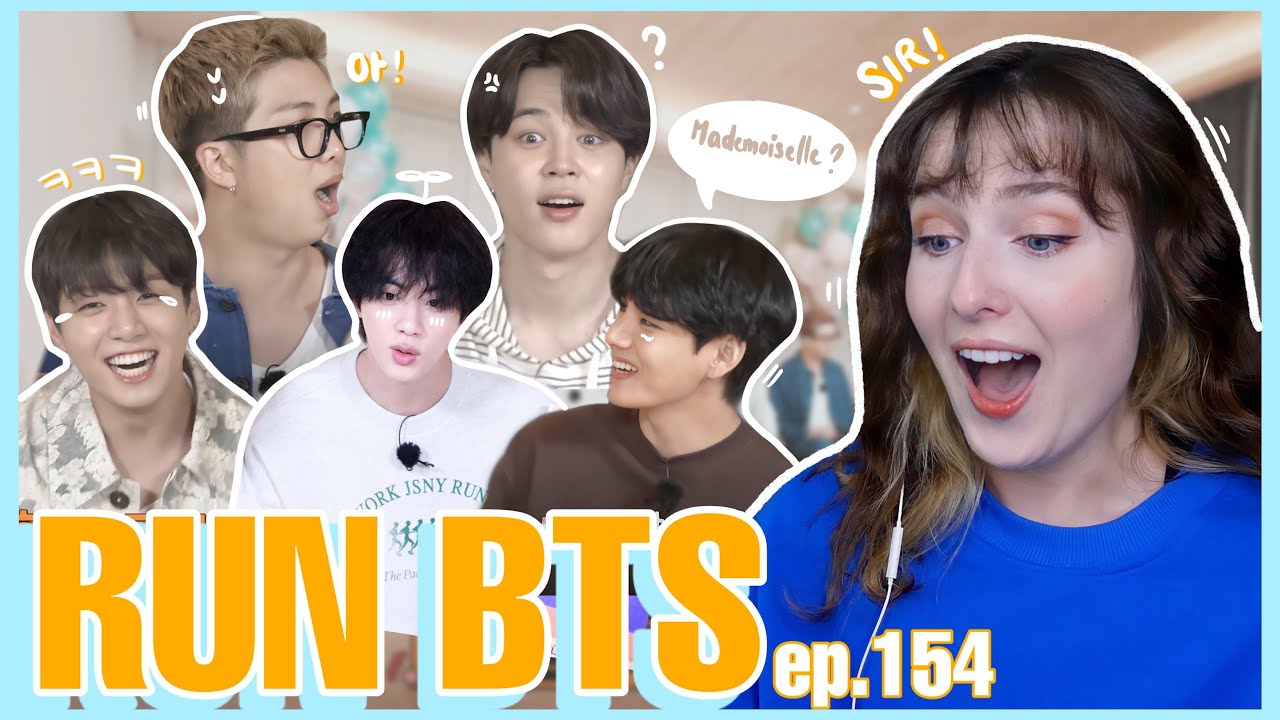 REACTING TO RUN BTS EPISODE 154 | CATCHING UP ON BTS | REACTION - YouTube