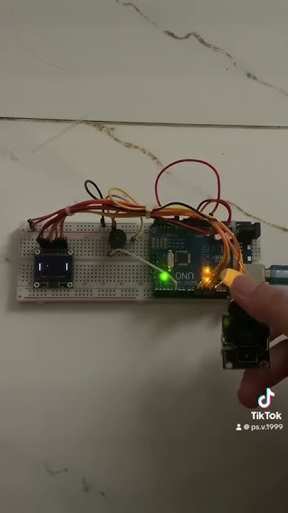 Pong game arduino - YouTube