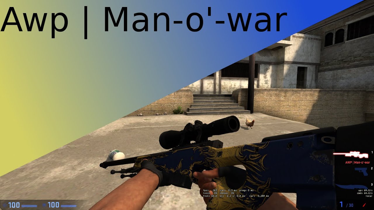 CS:GO | Awp Man-o'-war Gameplay - YouTube