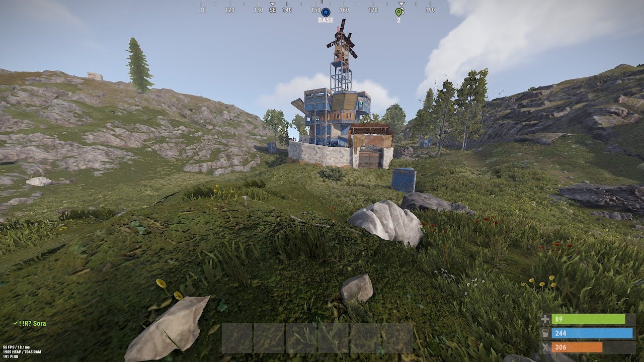 base tour and loot tour in rust - YouTube