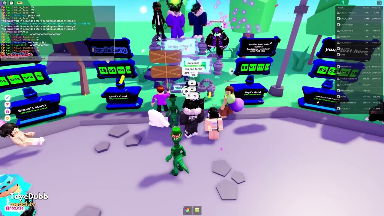 donating 400k ROBUX!! - YouTube