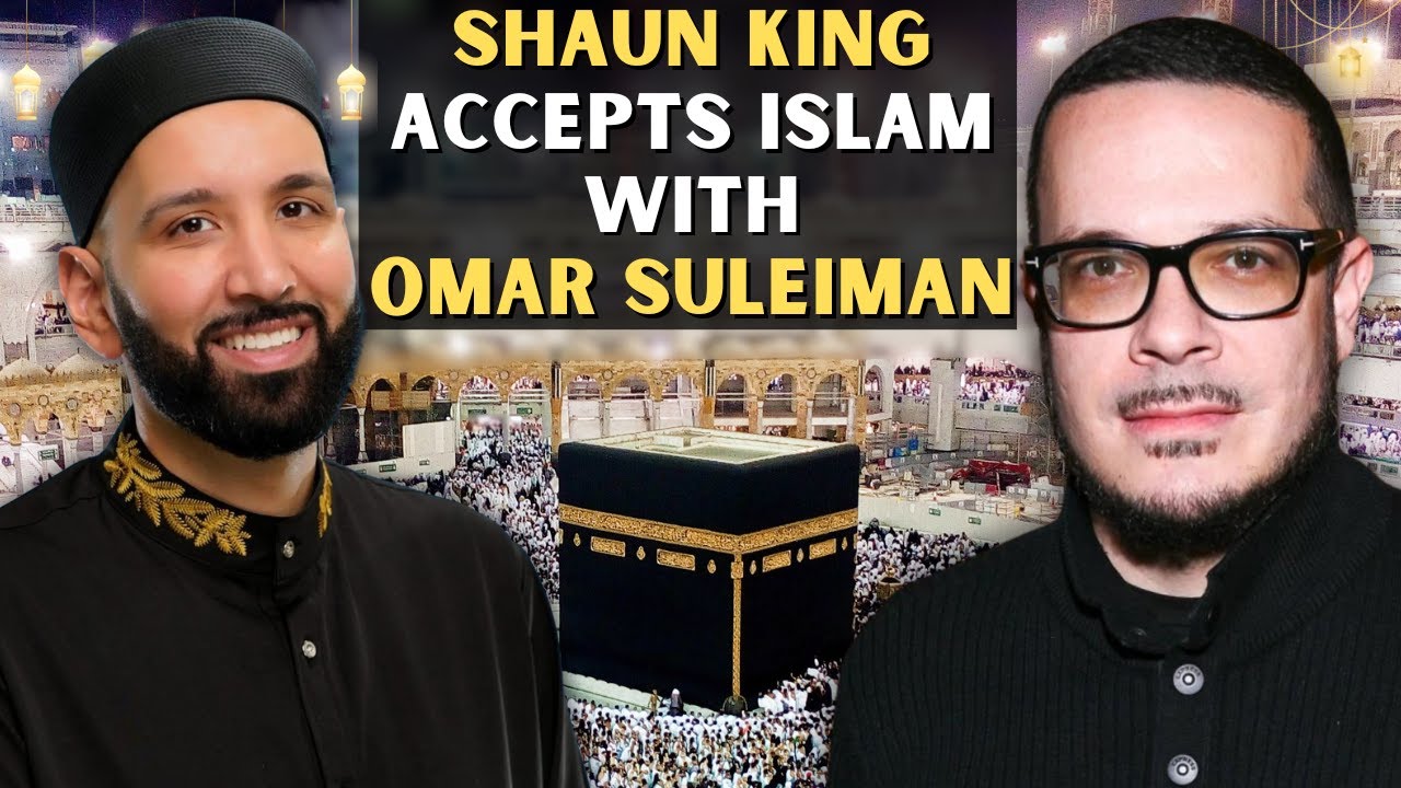 Shaun King accepts Islam with Imam Omar Suleiman 🕋🕌 - YouTube