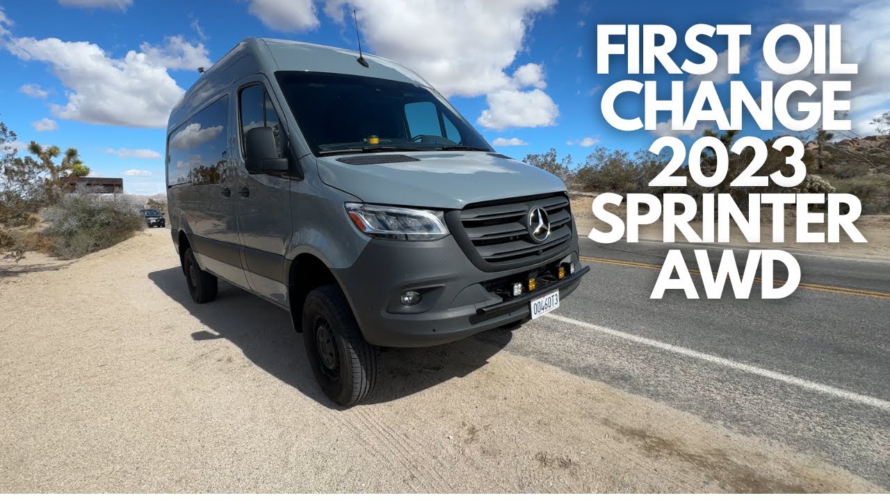 2023 Sprinter AWD Oil Change (DISASTER) - YouTube