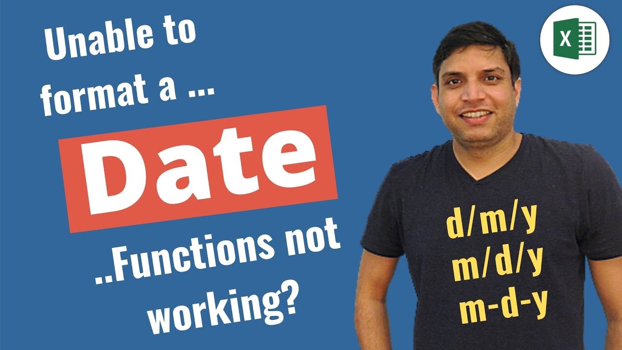 Dates Not Working In Excel Date Entry Custom Date Formats YouTube Dates Not Working In Excel Date Entry Custom Date Formats YouTube