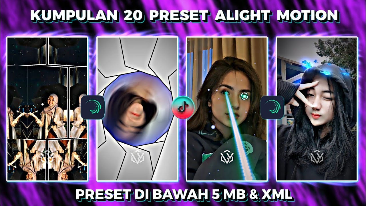 Kumpulan 20 Preset Base Alight Motion Jedag Jedug Viral Tiktok 2022 | Preset Dibawah 5mb & Xml ...