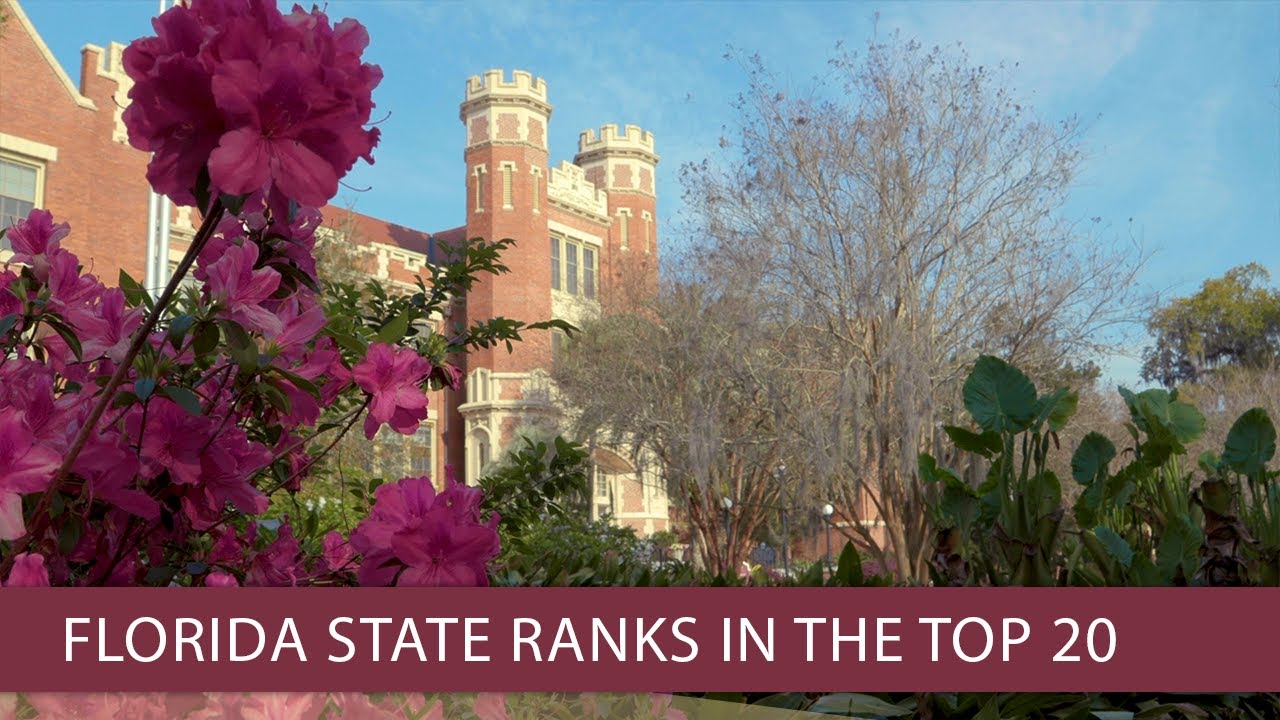 Florida State University ranks in the TOP 20 again! - YouTube