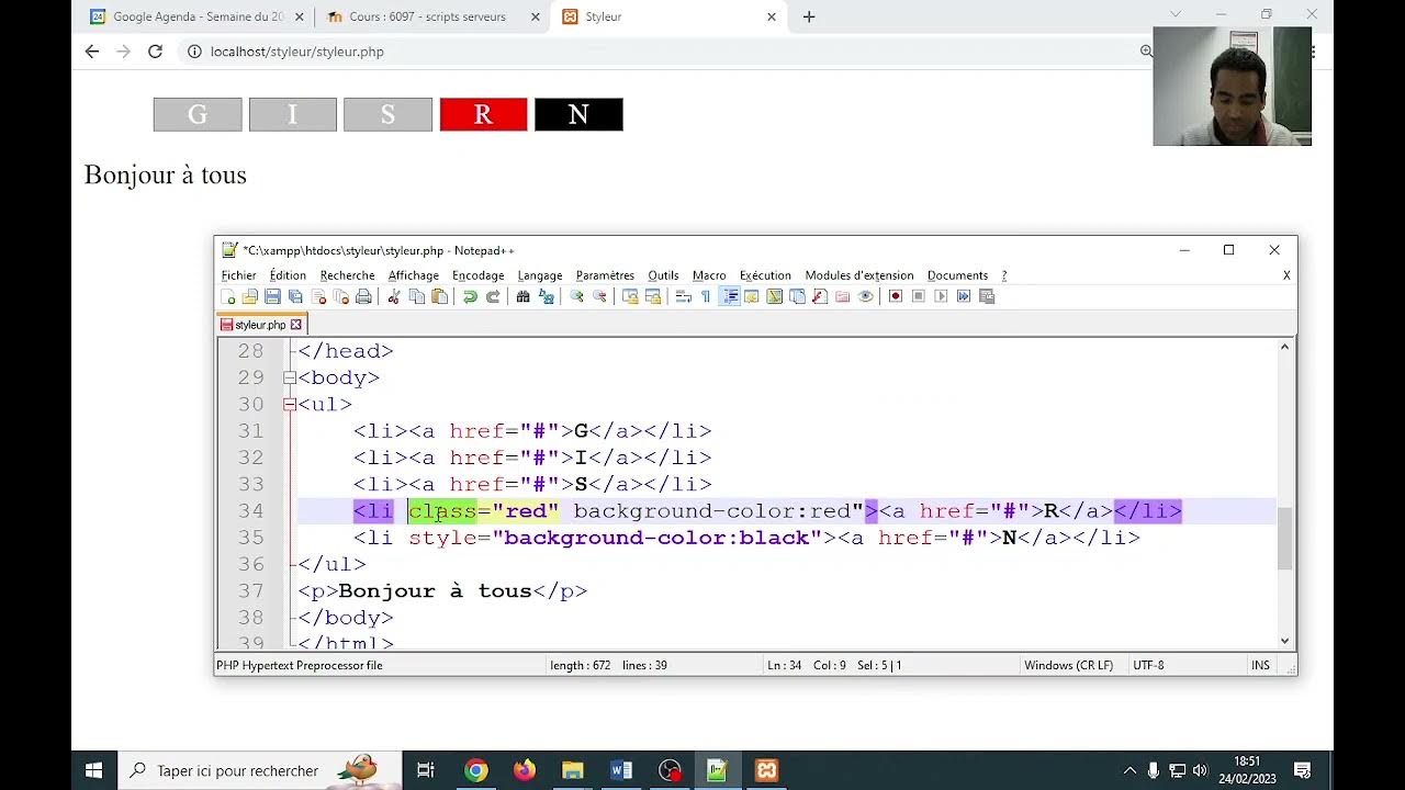 URL & QueryString exercice Styleur - YouTube