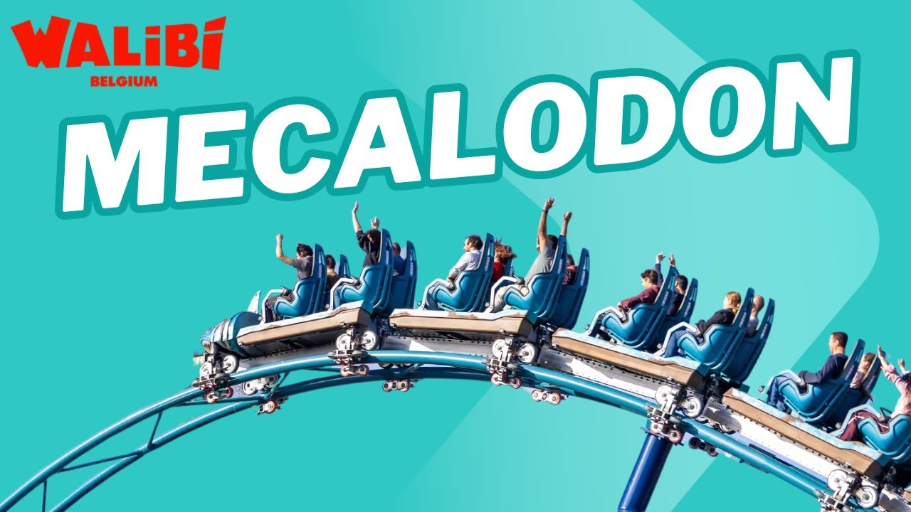 Mecalodon at Walibi Belgium! Best Family Coaster! (Review) - YouTube