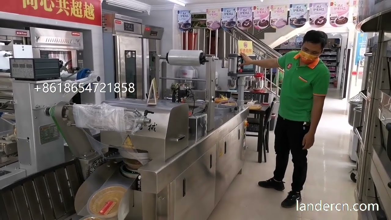 Small thermoforming vacuum packaging machine - YouTube