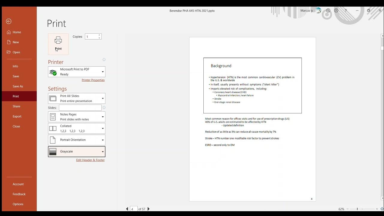 Print Multiple PPT Slides WITH NOTES on the Same Page - YouTube
